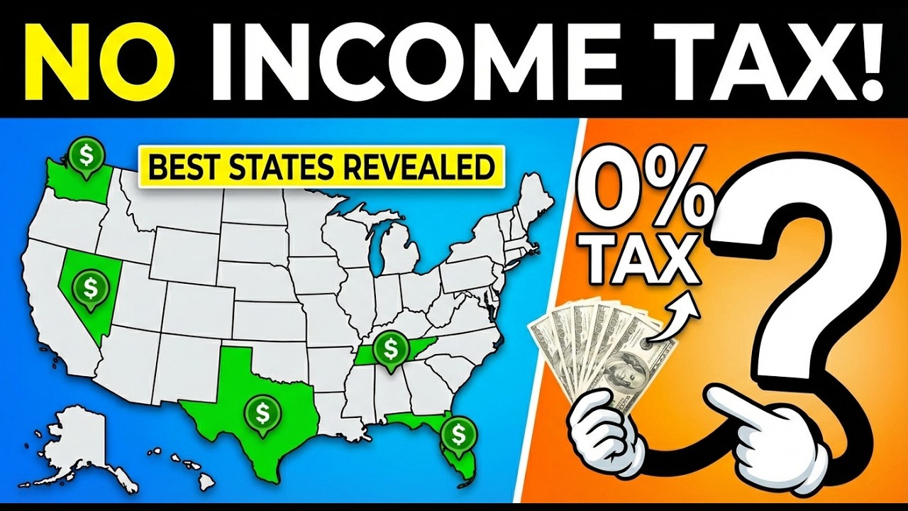 Best Tax Free States that have no personal income tax and the least ...