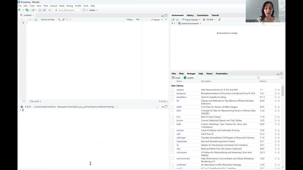 RStudio for beginners- How to make a simple plot from an Excel file in the RStudio. - YouTube