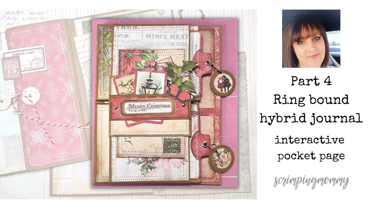 Part 4 ring bound journal, the last interactive page - YouTube