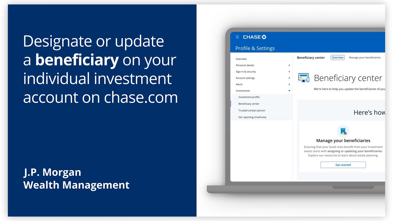 Designate or update a beneficiary on your individual investment account ...