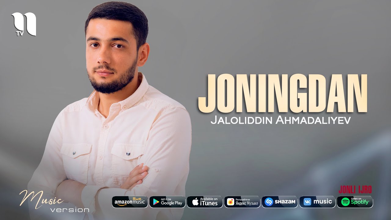 Jaloliddin Ahmadaliyev - Joningdan (jonli ijro) - YouTube