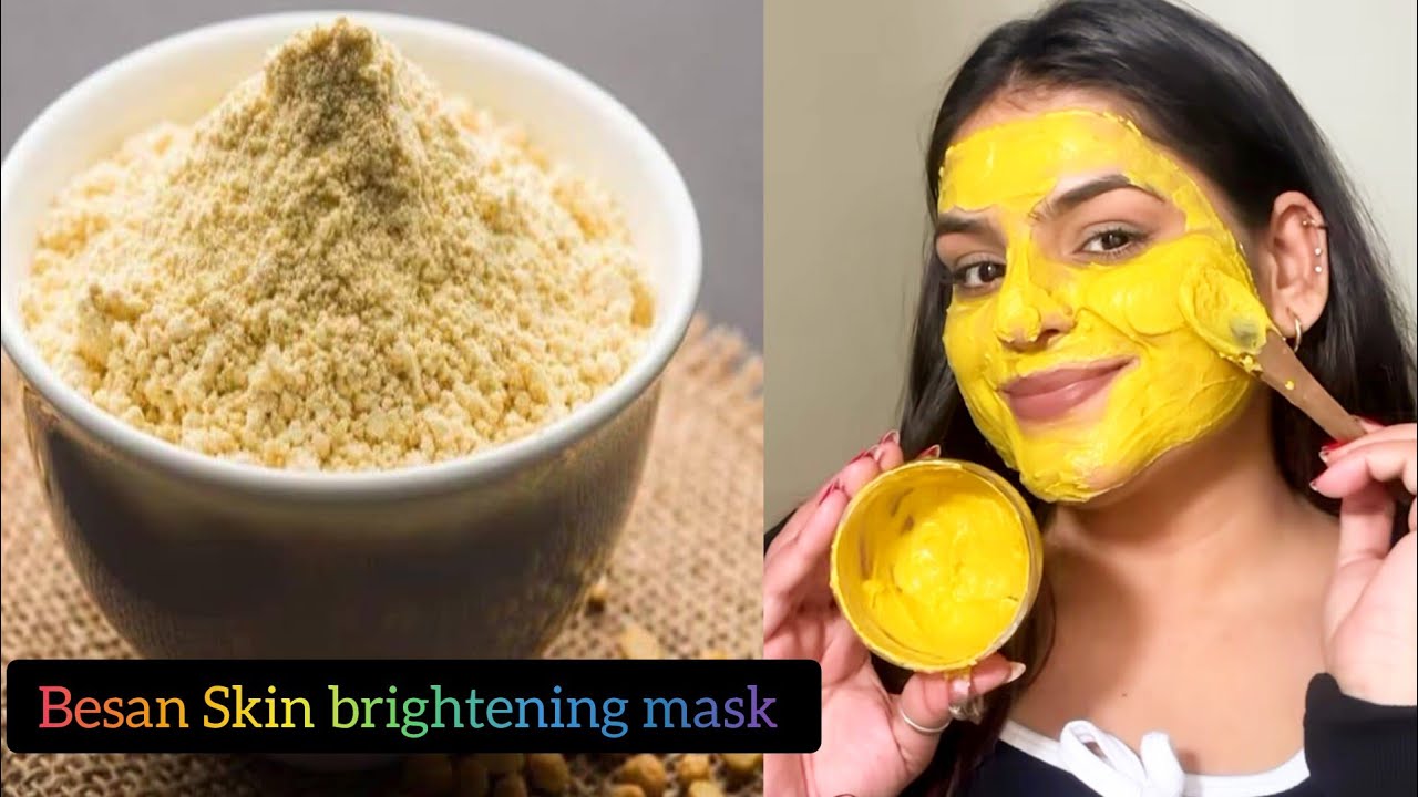 Besan Face pack for glowing skin |Homemade Face Wash | Face pack ...