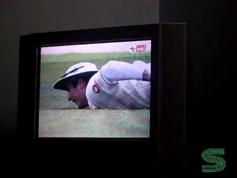 FUNNY cricket Michael Vaughan's pants come off during fielding