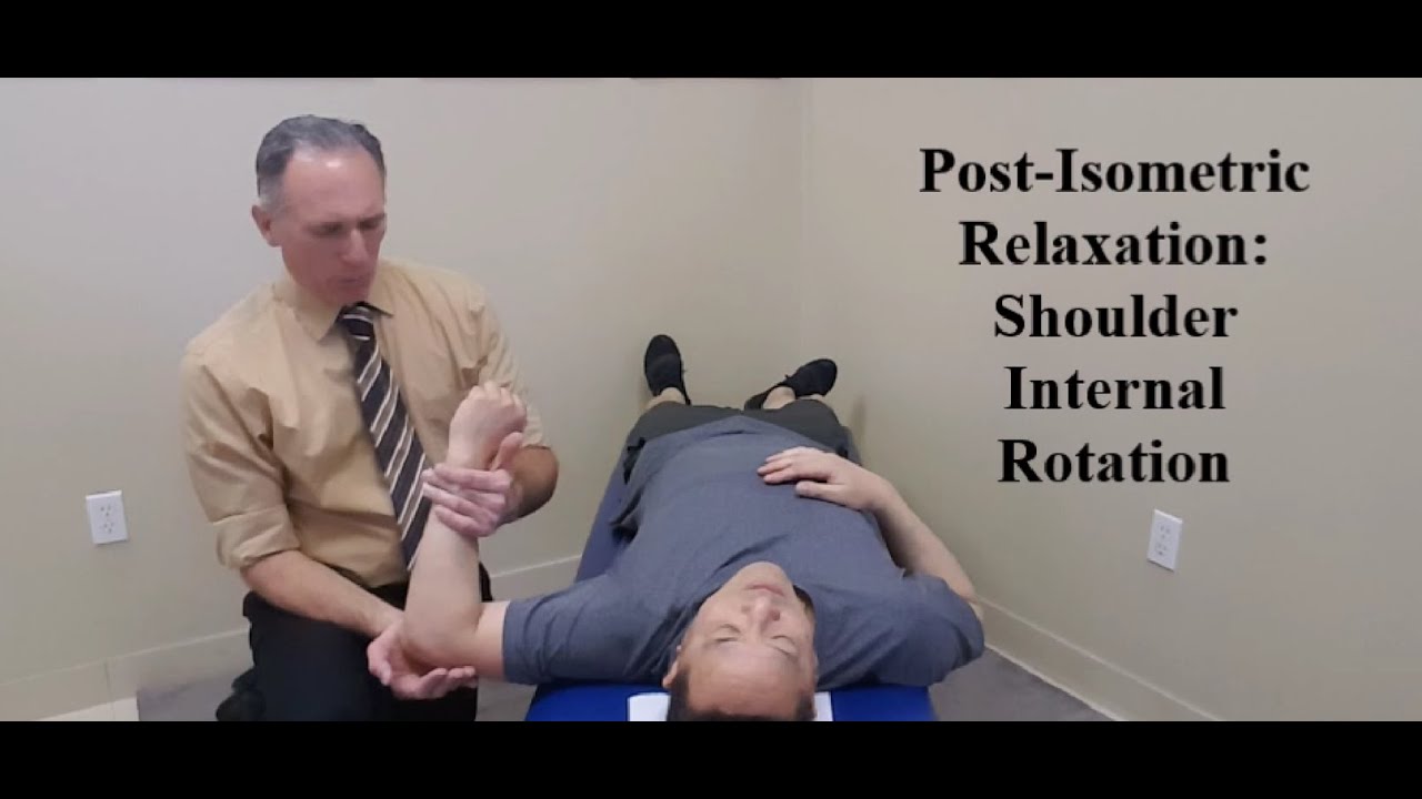 Post-Isometric Relaxation (PIR) - Shoulder: Internal Rotation ...