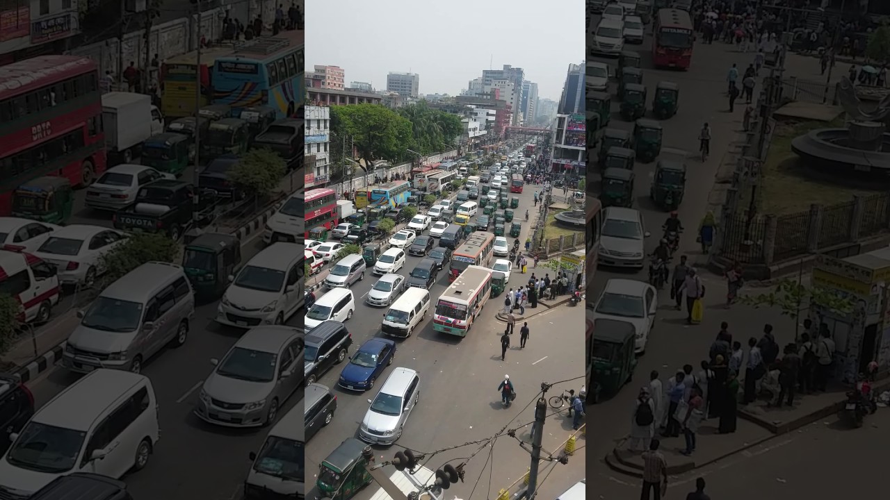 DHAKA TRAFFIC JAM 2016 | Traffic Jam of Dhaka City - Farmgate ...