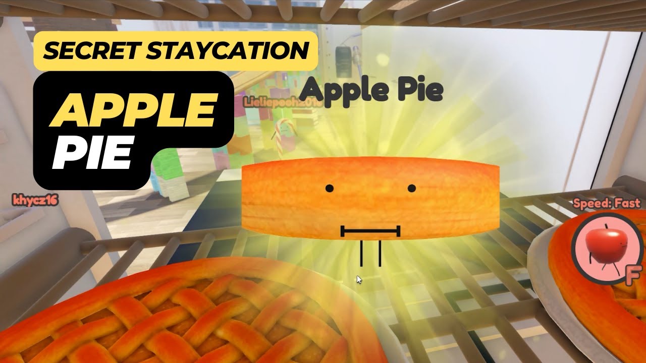 How to Get Apple Pie in Secret Staycation Roblox - YouTube