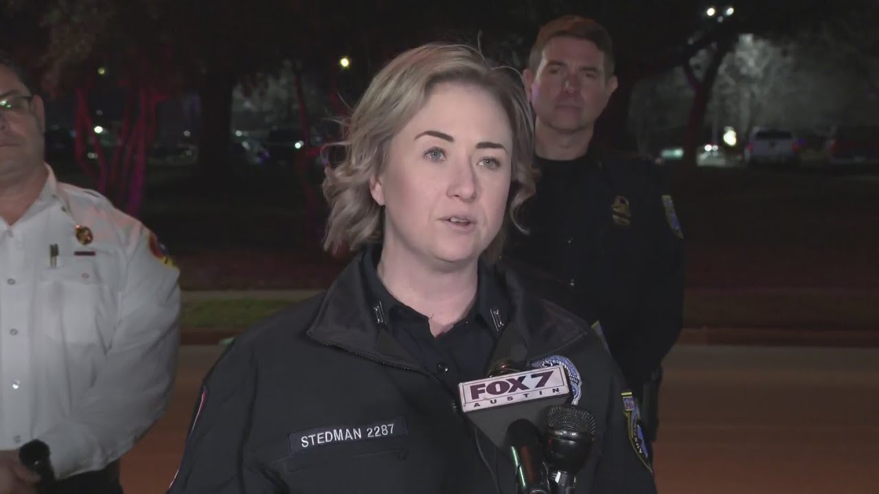 Officials give update after car crashes into north Austin emergency ...