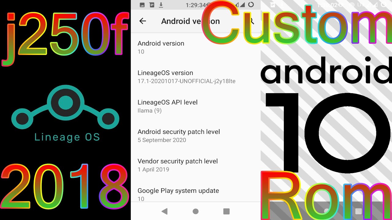 Lineage Os Custom Rom {Android 10} For J250f/ j2 2018 pro - YouTube