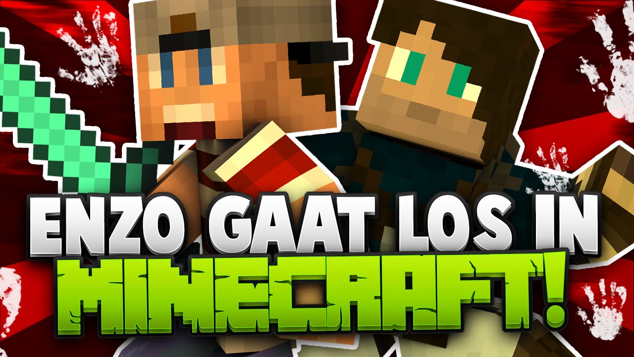 ENZO GAAT LOS IN MINECRAFT! - YouTube