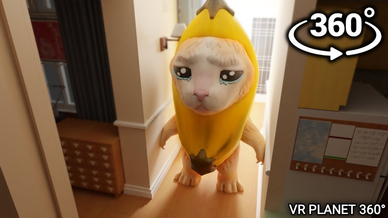 Banana Cat 360° - IN YOUR HOUSE! VR Experience by VR PLANET 360 # ...