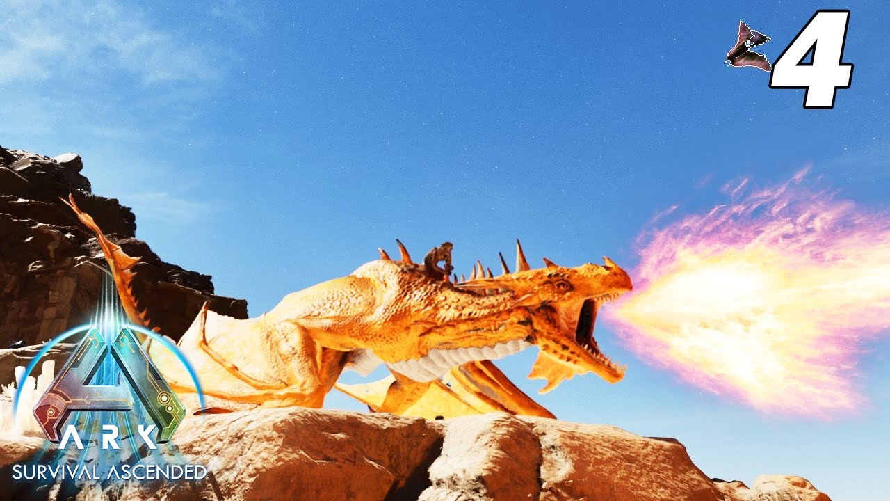Ma bébé Wyverne est devenue grande ! Ark Ascended SCORCHED EARTH 4 ...