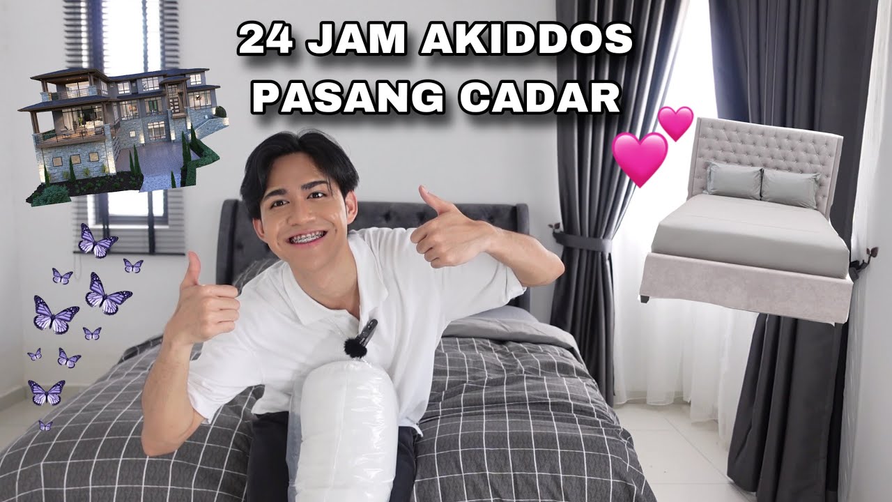 24 JAM AKIDDOS PASANG CADAR BARU 🤣👍 - YouTube