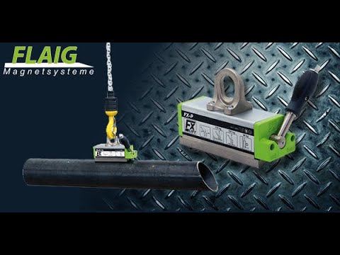 FXR Permanent Rare-Earth Lift Magnet - Flaig Magnet Systems - YouTube