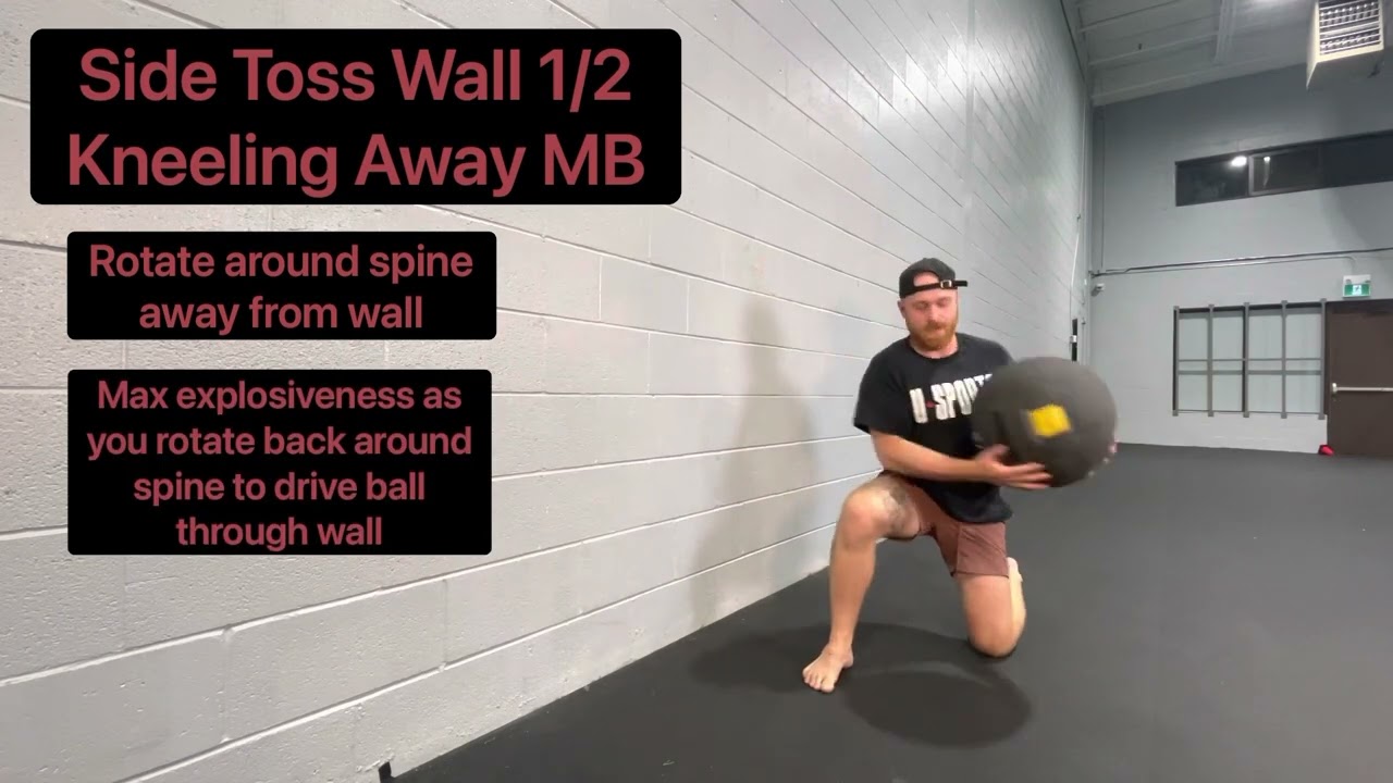 Side Toss Wall 1/2 Kneeling Away MB - YouTube