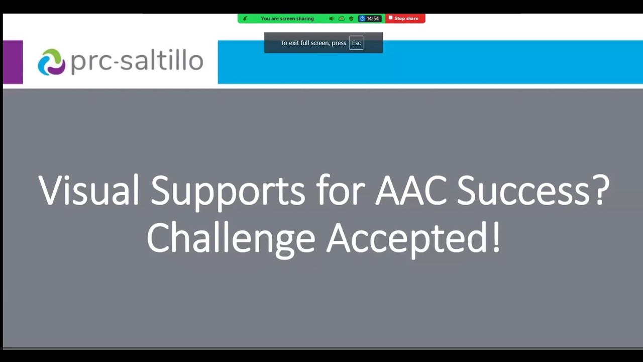 AT Demo Days: PRC Saltillo: Visual Supports for AAC Success? Challenge ...