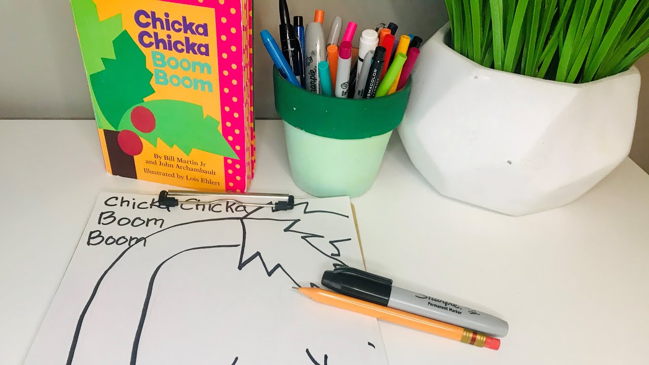 Chicka Chicka Boom Boom (with draw-along time!)- READ ALOUD KIDS BOOK ...
