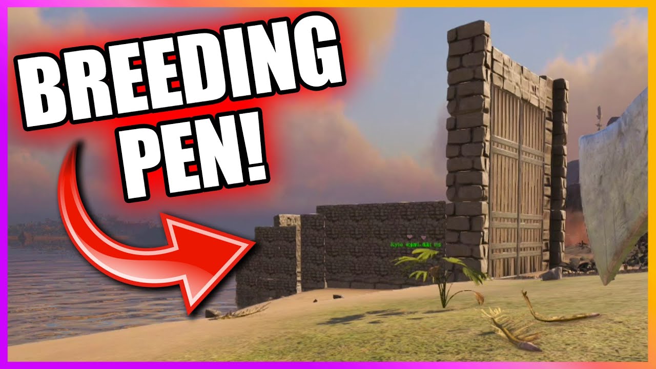 Giant Dino Breeding Pen! | Ark: Lost Island [Ep.12] - YouTube