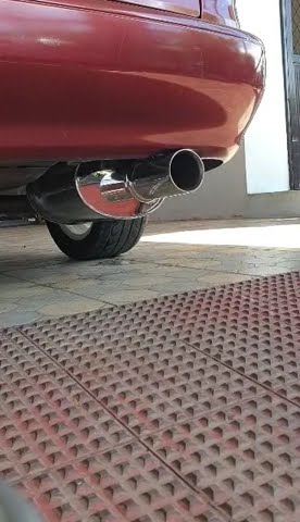 toyota corolla lovelife chambered muffler - YouTube