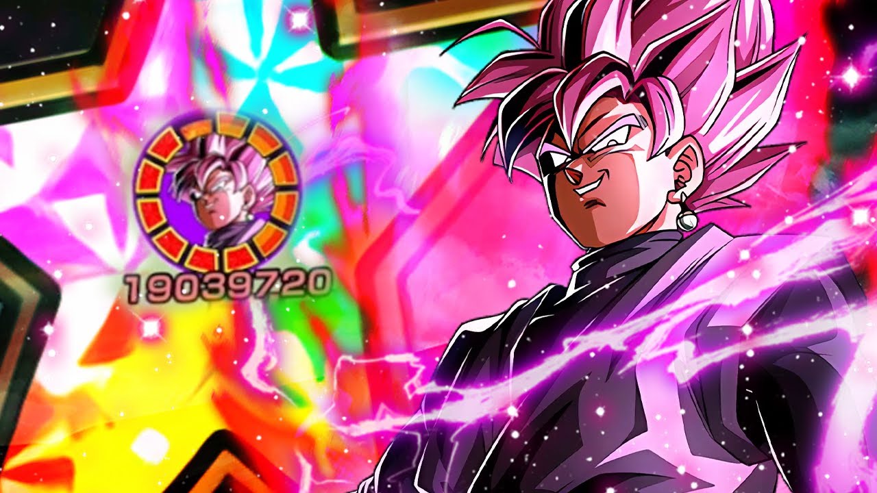 SUBARASHI! 100% LR GOKU BLACK ROSE' EZA SHOWCASE LINK LVL 10! DBZ ...