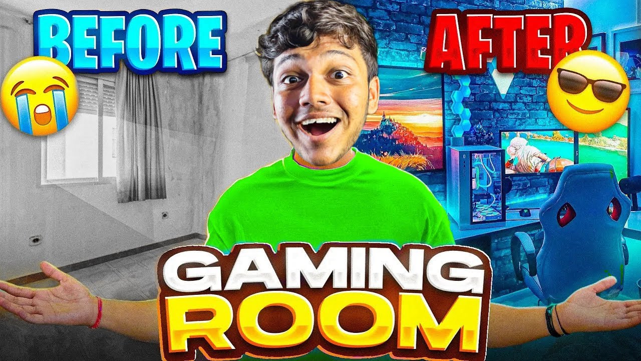 I BUILD MY NEW GAMING ROOM - YouTube
