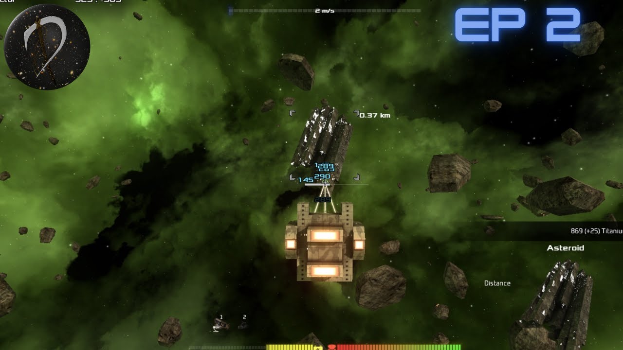 Avorion Into The Rift Ep 2 Exploring And Mining - YouTube