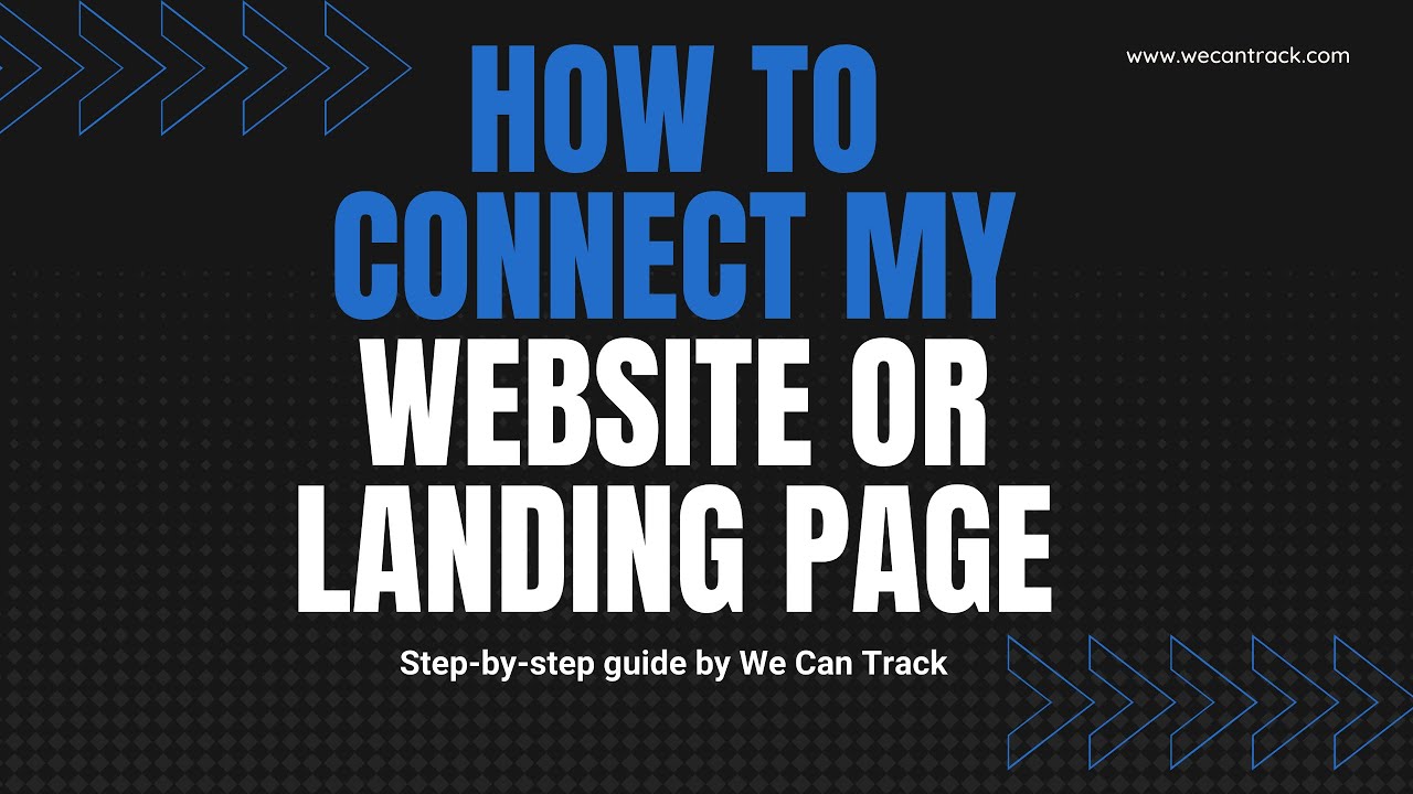 How to connect my website to We Can Track? - YouTube