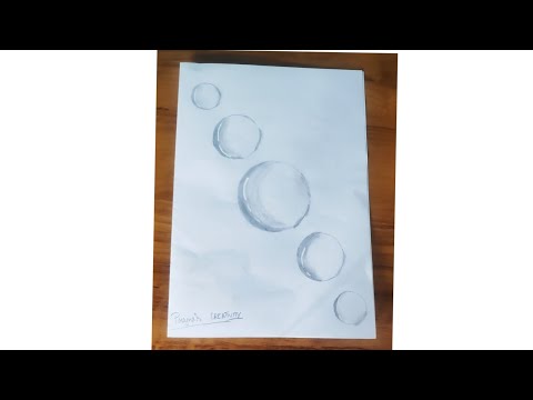 3d Bubble Sketch | Bubble drawing | Sketching | Drawing | Prajna's ...
