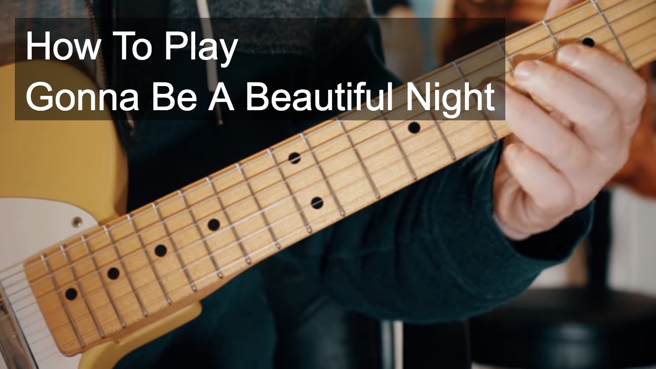 Gonna Be A Beautiful Night - Prince Funk Guitar Lesson - YouTube