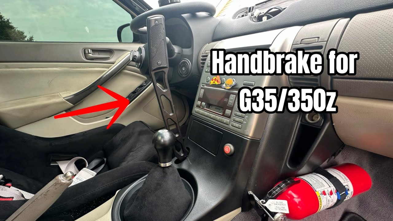 Installing a Handbrake in the G35 Sedan/ Henko Autolab G35/350z - YouTube
