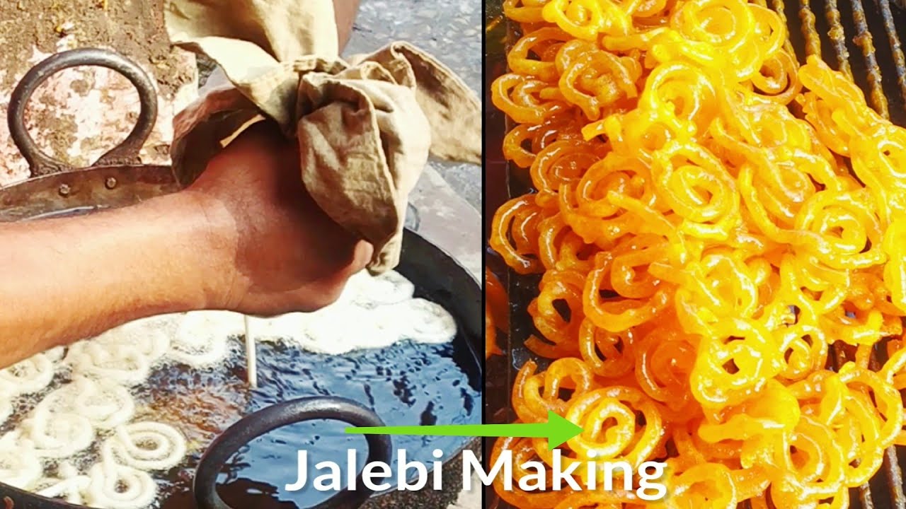 Jalebi Making Skills | Indian Street Food | Crispy Jalebi Recipe ...