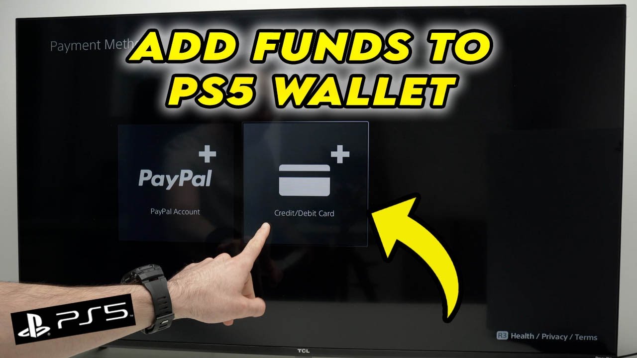 PS5 : How to add Funds in Your Wallet - YouTube