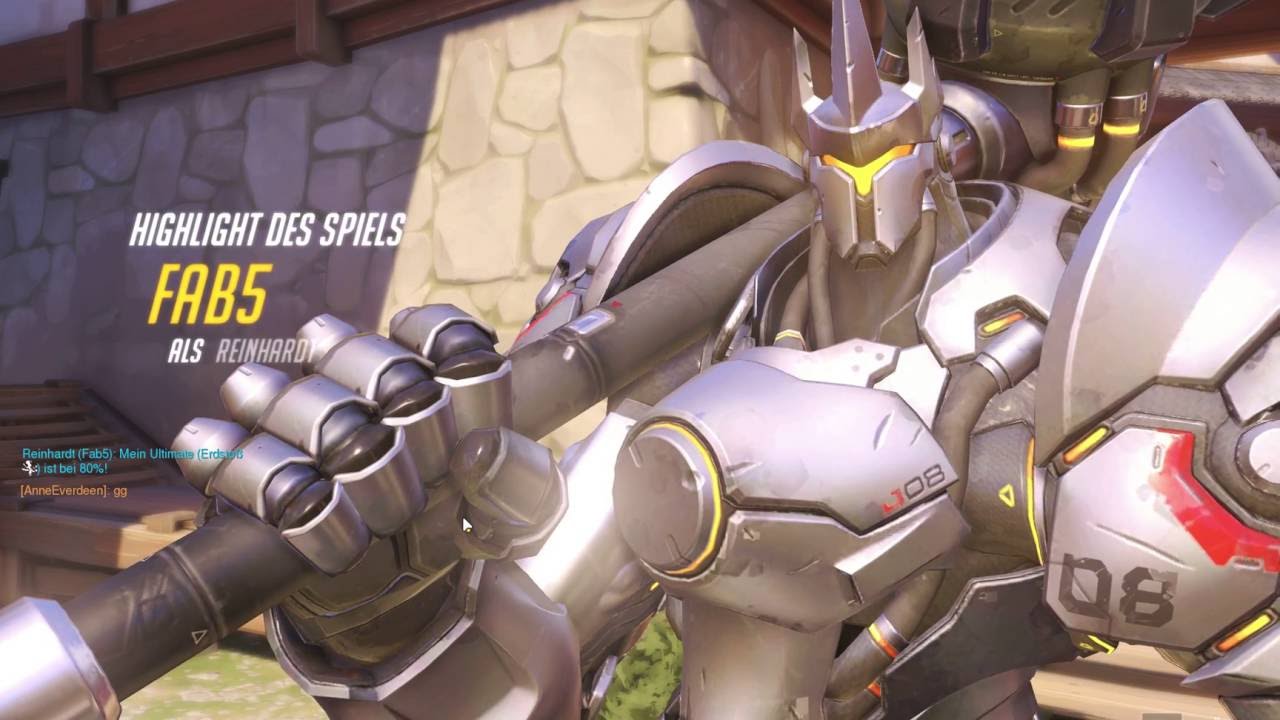 Overwatch // Reinhardt // Earthshatter and Pharah Teamkill 360 - YouTube