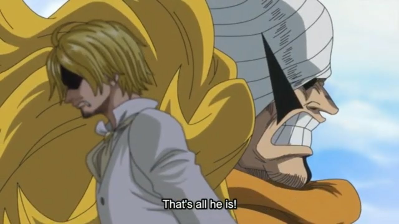 Judge Vinsmoke asked luffy why he rescued Sanji. - YouTube
