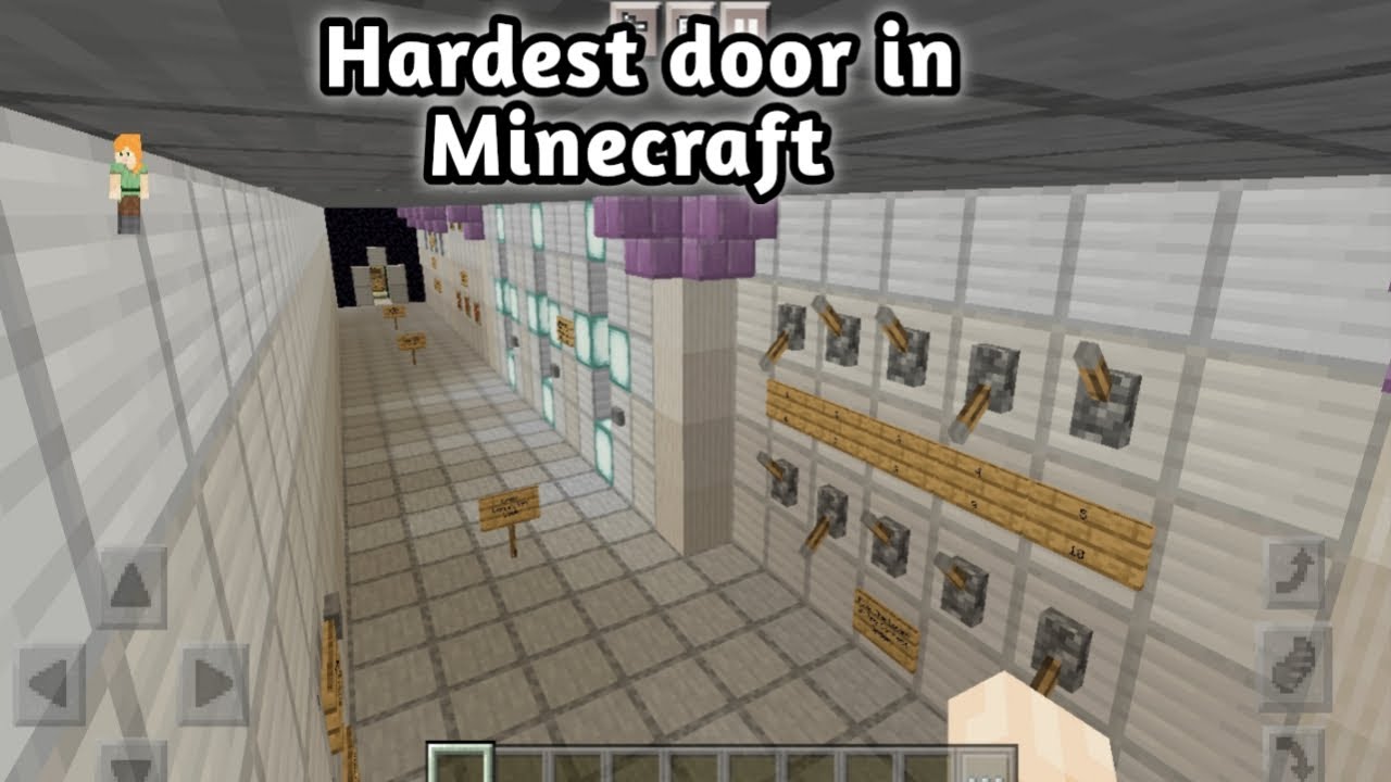 Most complex door in Minecraft (REDSTONE) - YouTube