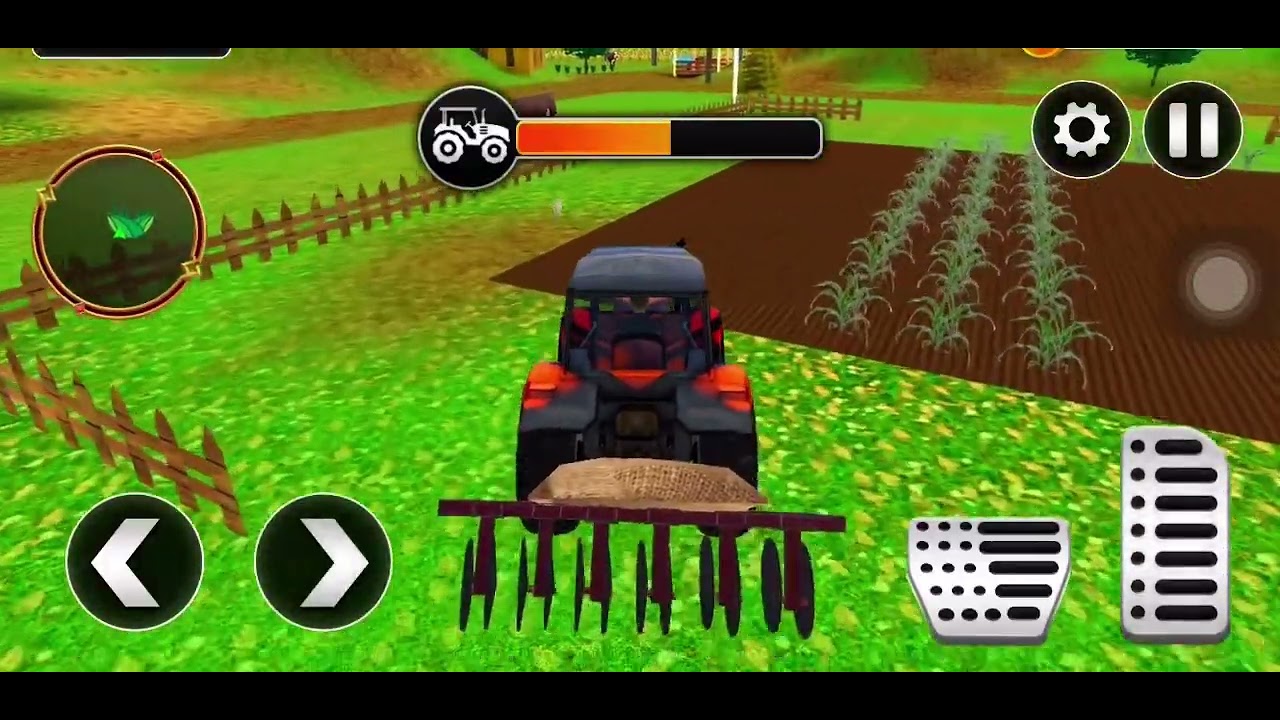Corn planted in the field with tractor Drill Machine🚜farming simulator ...