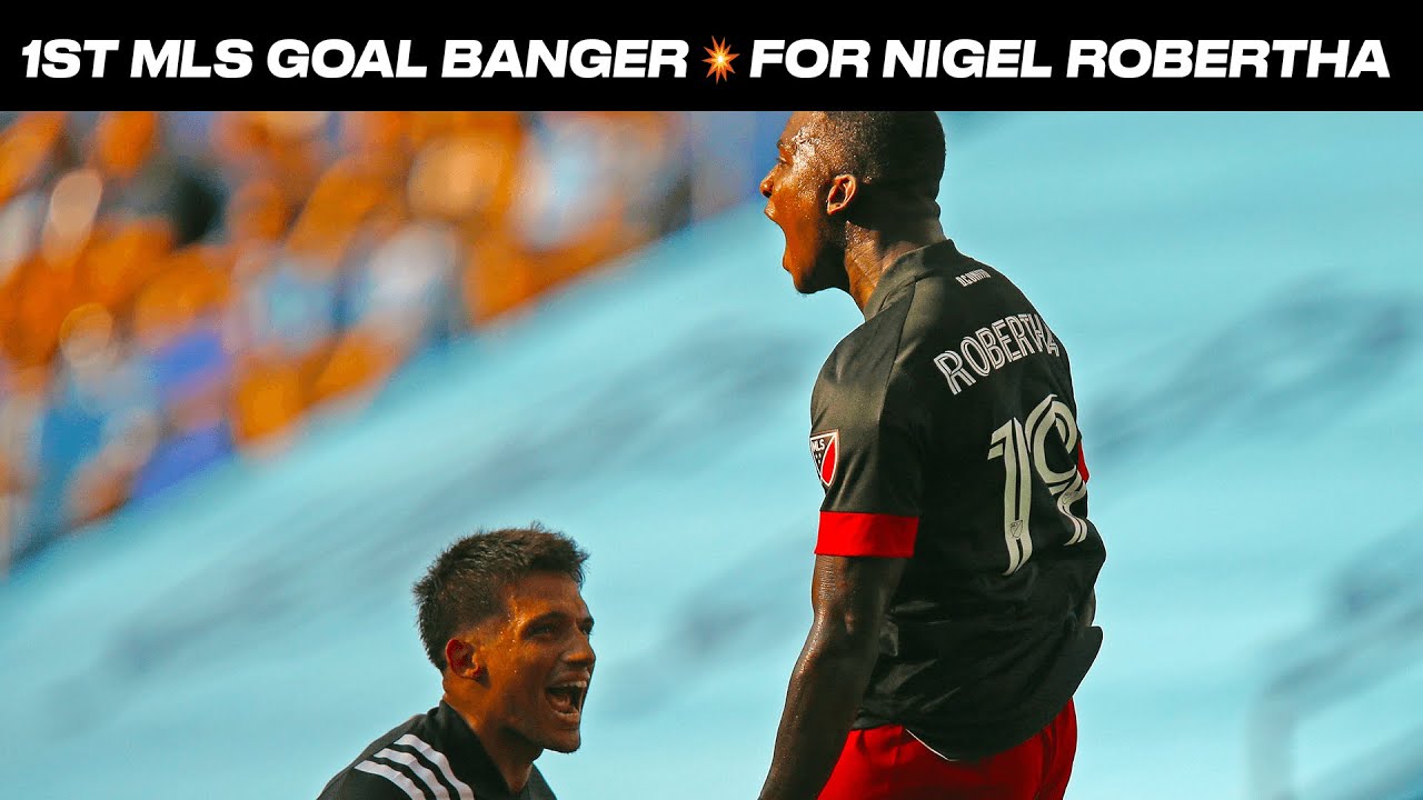 Nigel Robertha scores a banger for his first MLS goal! - YouTube