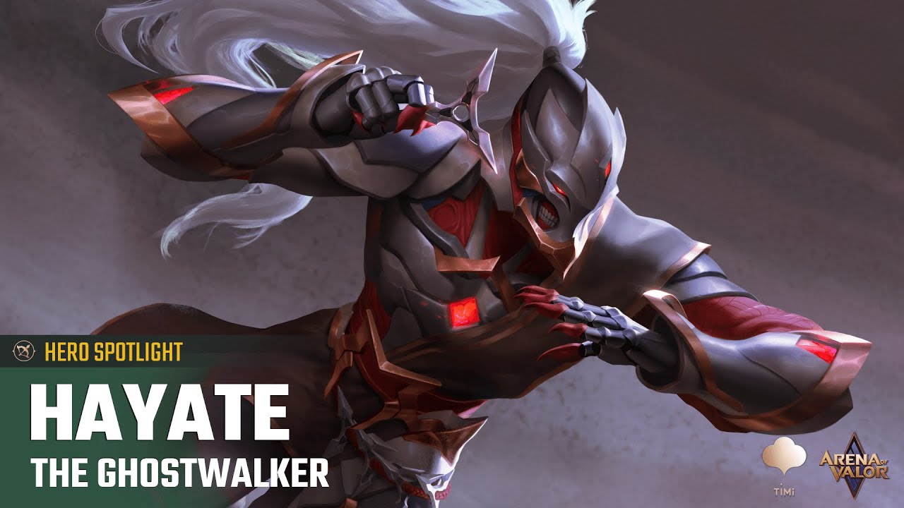Hero Spotlight | Hayate - The Ghostwalker | Arena of Valor - TiMi - YouTube