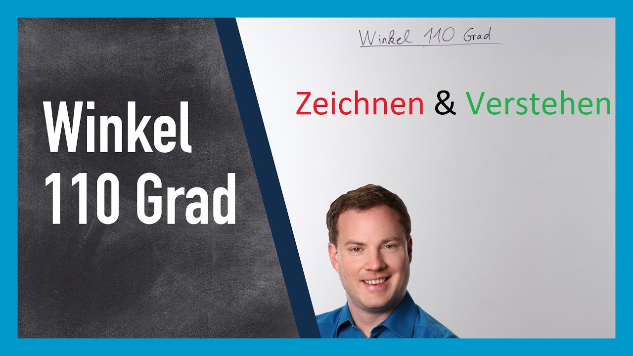 Winkel 110 Grad zeichnen - YouTube