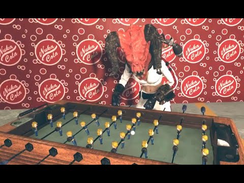 FOOSBALL TABLE TOUR, GLITCH, & LOCATION Fallout 76 C.A.M.P. Build Mode ...