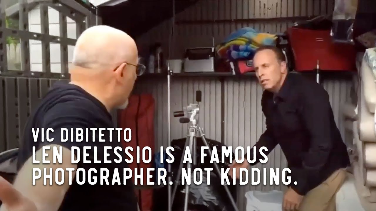 Len DeLessio is a famous photographer. Not kidding. - YouTube