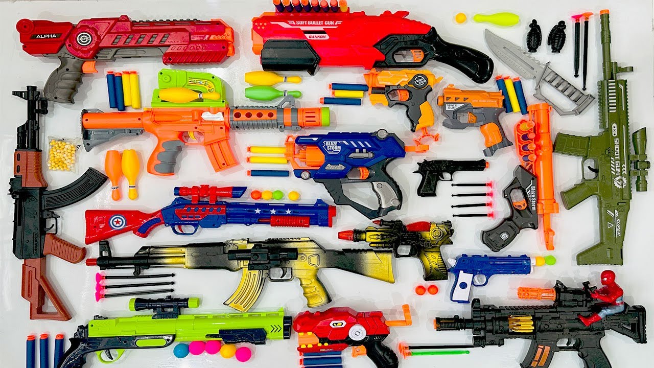 Collecting 7 Sniper Gun Army SNIPER REALISTIC GUN Shotgun Pistol Gun ...