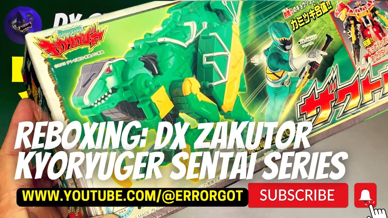 [Reboxing] DX Zakutor Super Sentai Series Kyoryuger Megazord Kyoryuzin ...