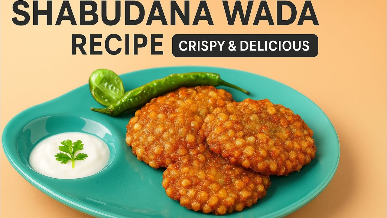 Shabudana Wada Recipe | Crispy & Delicious Fasting Snack | साबूदाना वडा ...