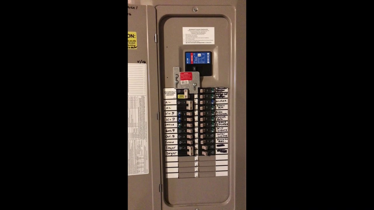 EAT CH200A Outside Generator Outlet - YouTube