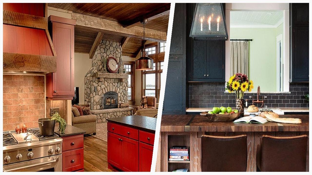 75 Rustic Kitchen With Stainless Steel Appliances Design Ideas You'll ...