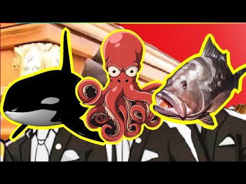 Orca Shark Vs Octopus Vs Grouper - Coffin Dance Meme Cover - YouTube