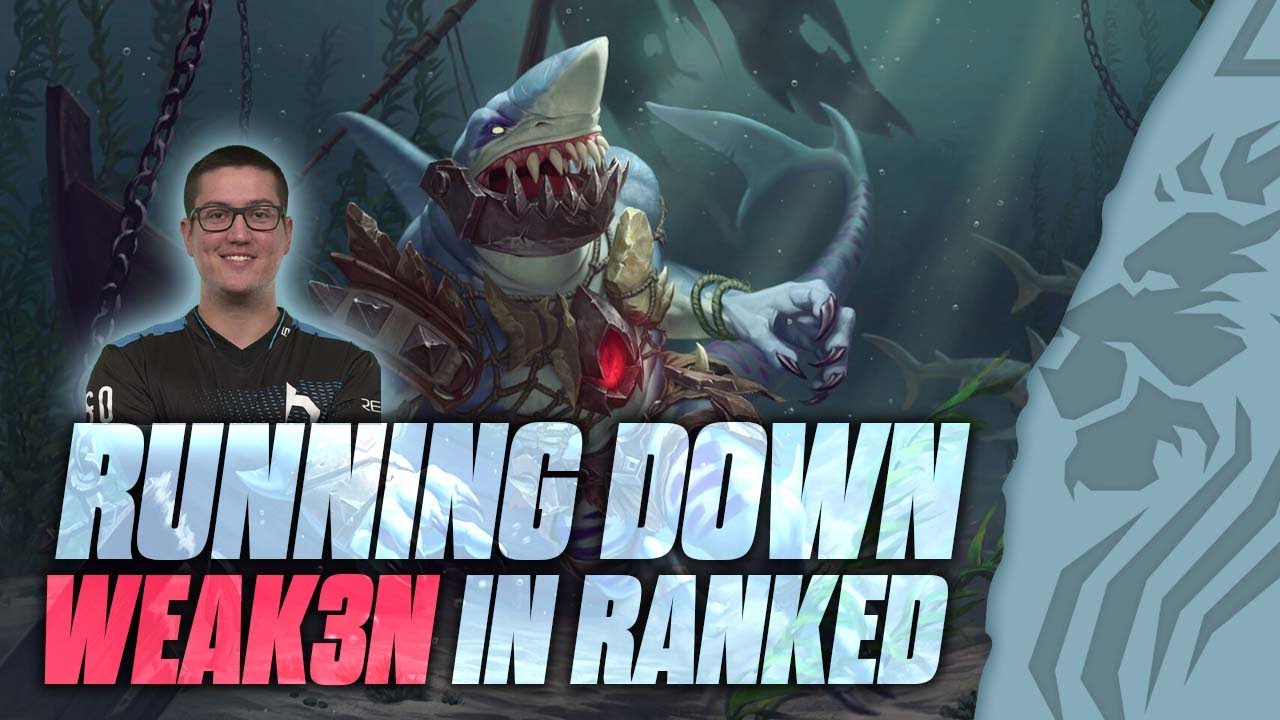 WHAT RUNNING DOWN WEAK3N IN RANKED LOOKS LIKE - FENRIR SUPPORT SMITE ...