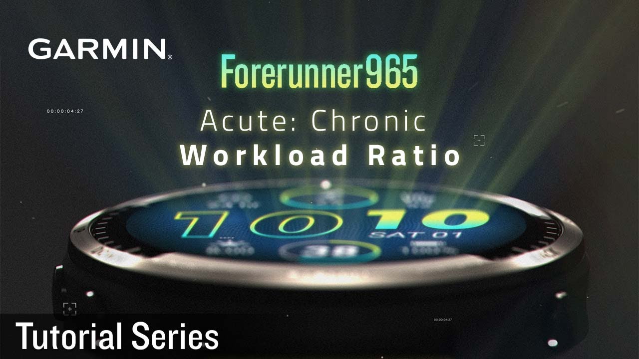 Tutorial - FR 965 : Acute: Chronic Workload Ratio - YouTube