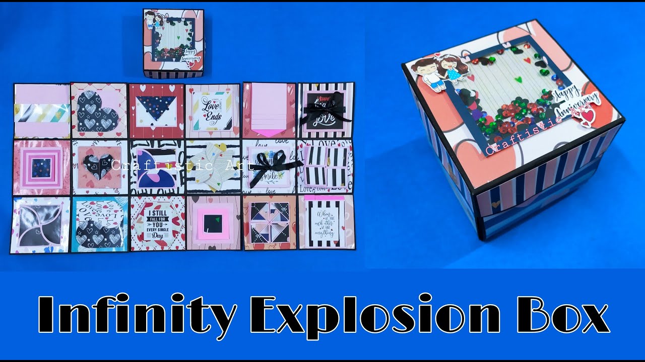 Infinity Explosion Box | Rolling cube | Never Ending Box | Surprise Box ...