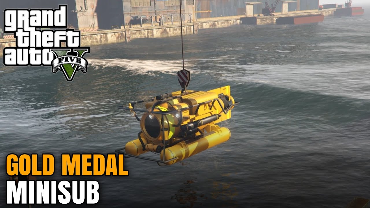 GTA 5 - Mission #29 -Minisub [100% Gold MedalWalkthrough] - YouTube